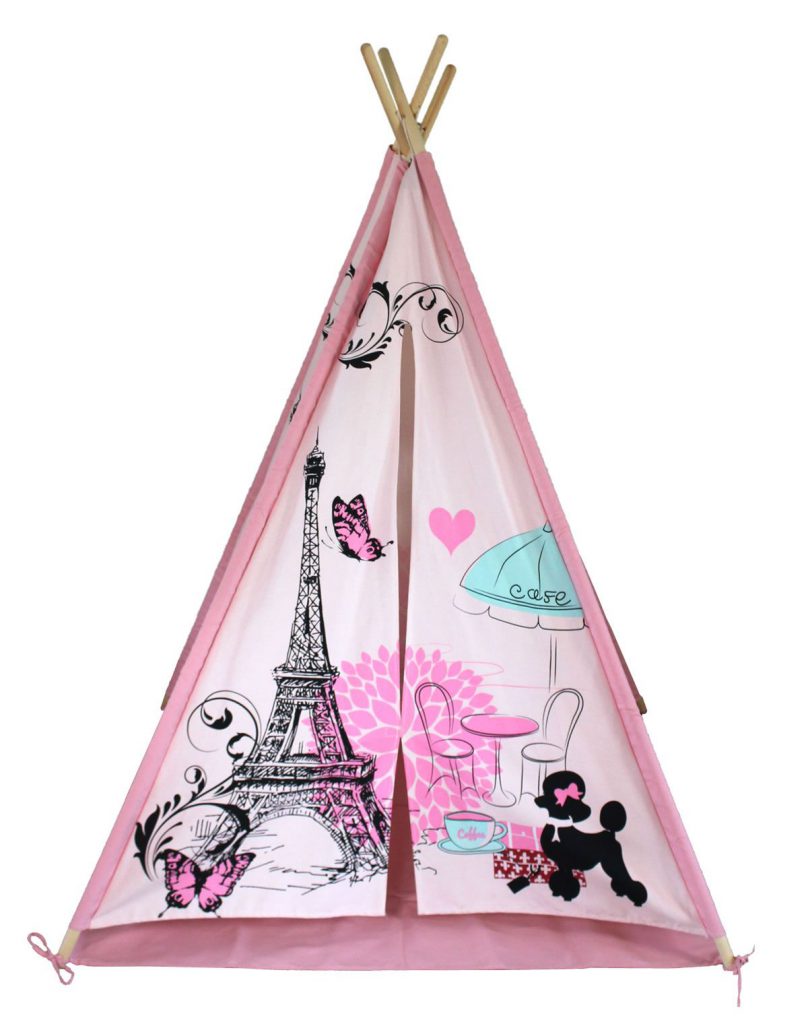 Un tipi rose pour fille – Tipi enfant childfun